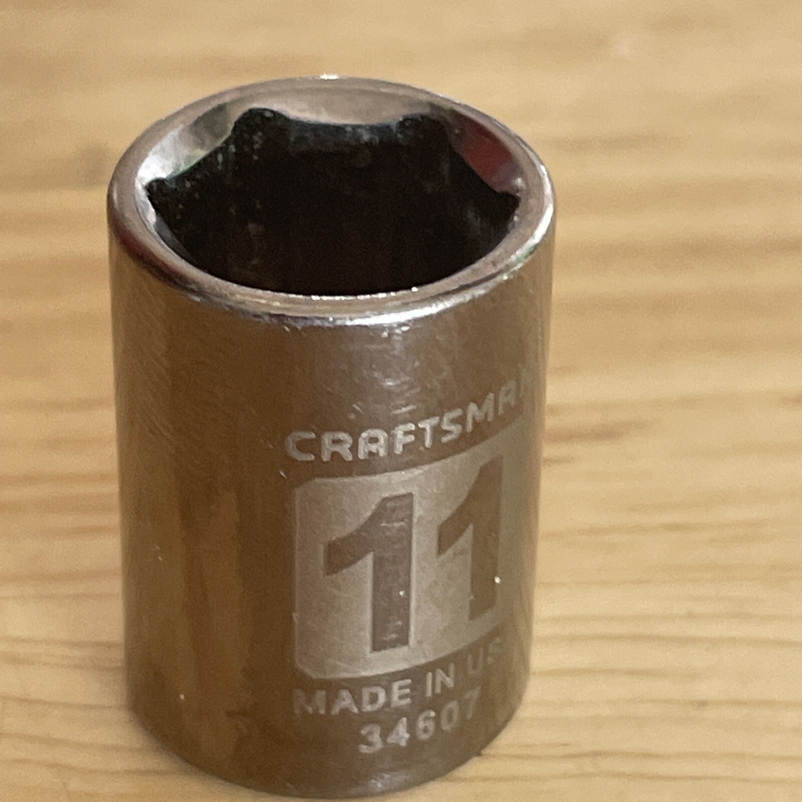 Craftsman USA 11mm 6 Point 1/4" Drive Easy Read Socket 34607 USA | eBay