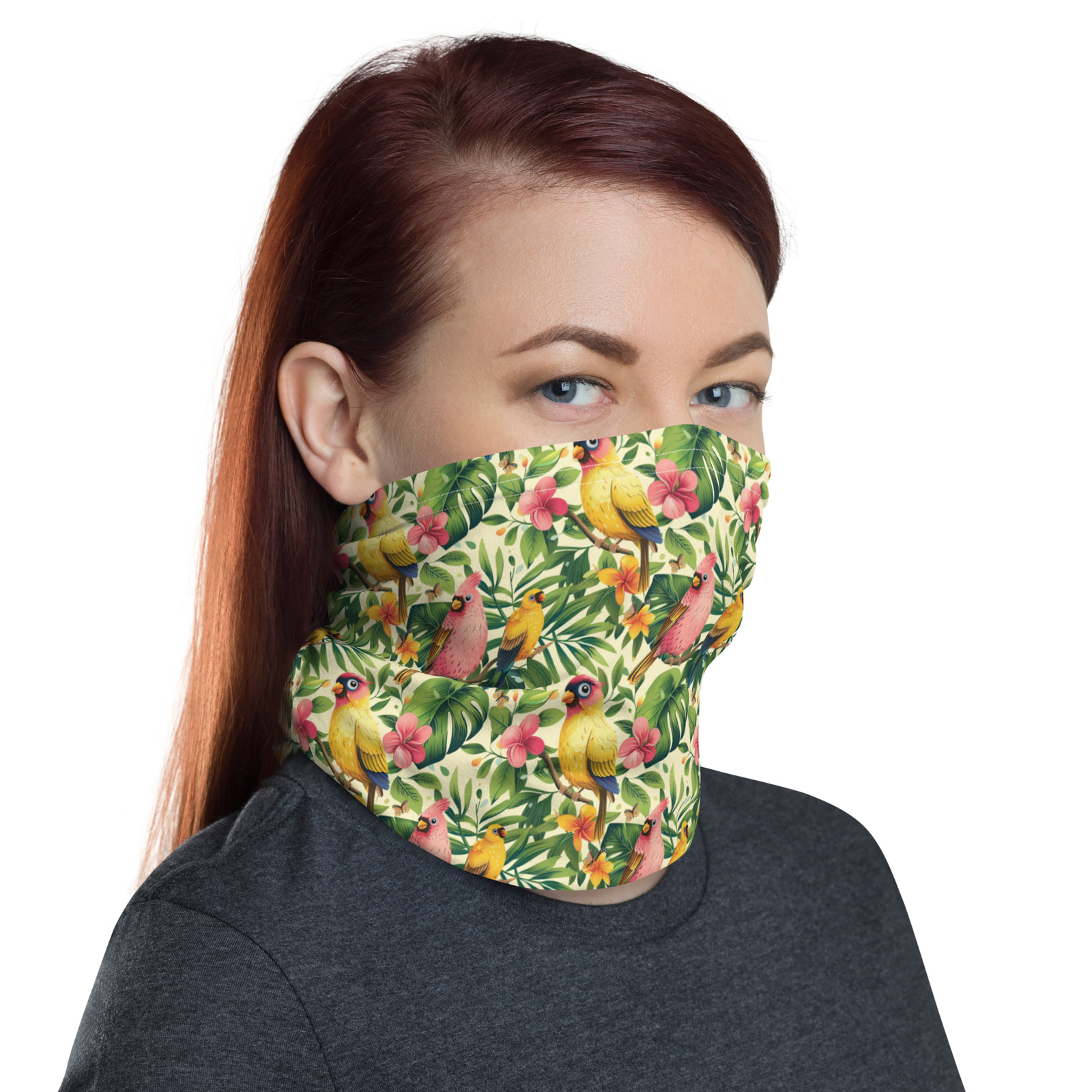 Tropical Birds Winter Neck Gaiter Warmer Face Mask Alternative | eBay