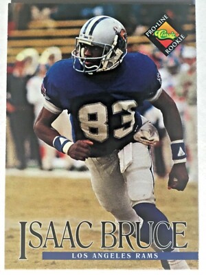 Isaac Bruce, St Louis Rams, 1994 Classic, #358, HOF, ROOKIE CARD RC ...