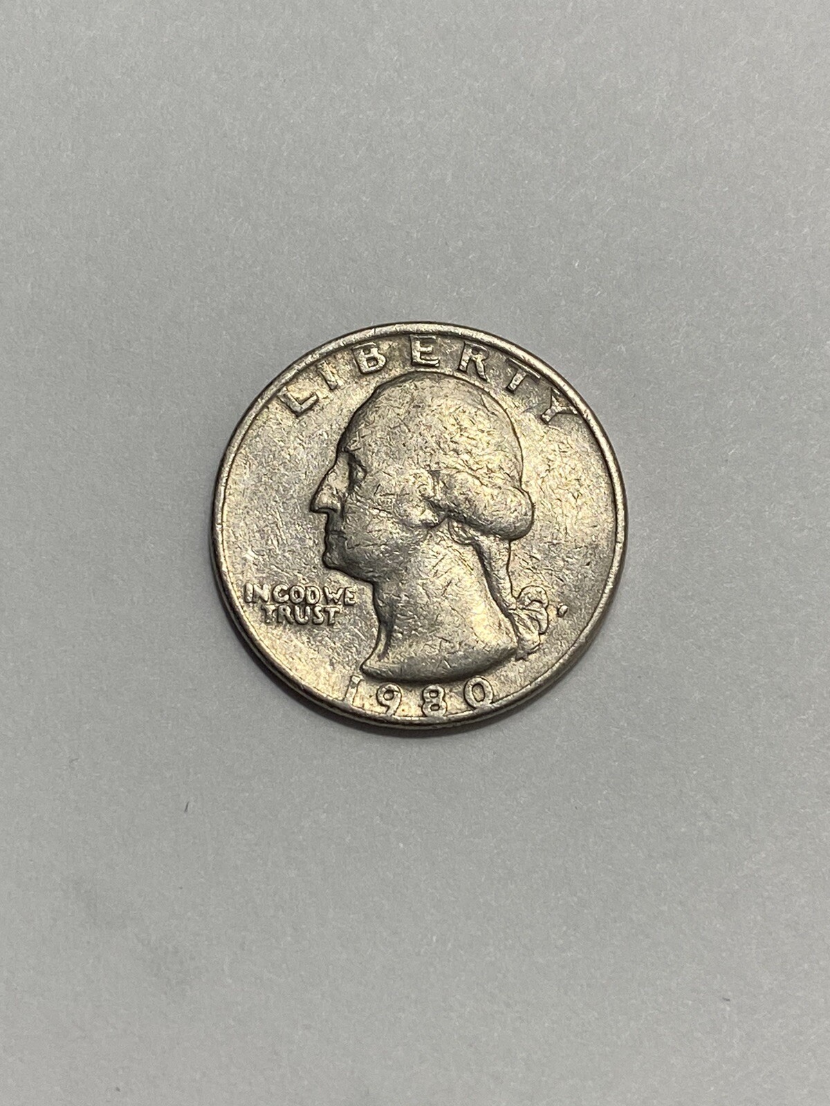 Rare 1980 P Quarter Coin, Error Filled P Mint Mark, Ddo | eBay