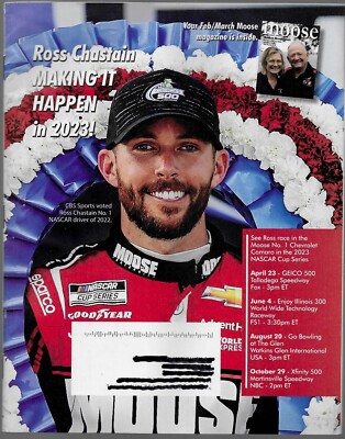 Moose Magazine February/March 2023 - NASCAR Ross Chastain Cover ...