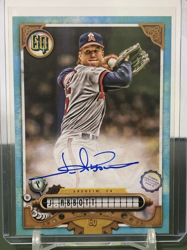 2022 Topps Gypsy Queen Autograph Light Blue SP Parallel Jim Abbott Auto ...