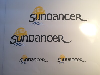 4 Sea Ray Sundancer Decals Sun Dancer Boat stickers 2 - 11x3.5 and 2 ...