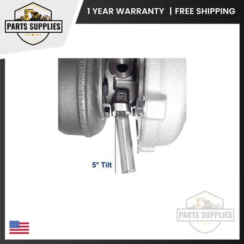 Alum 5° Tilt Oil Drain Tube for GT25R GT28R GT30R GT35R Subaru Turbo 3/ ...