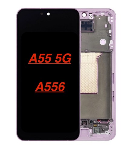 For Samsung Galaxy A55 5G LCD Screen Digitizer Replacement /Frame/LILAC ...