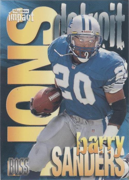 1997 Skybox Impact - Boss Barry Sanders #19 for sale online | eBay