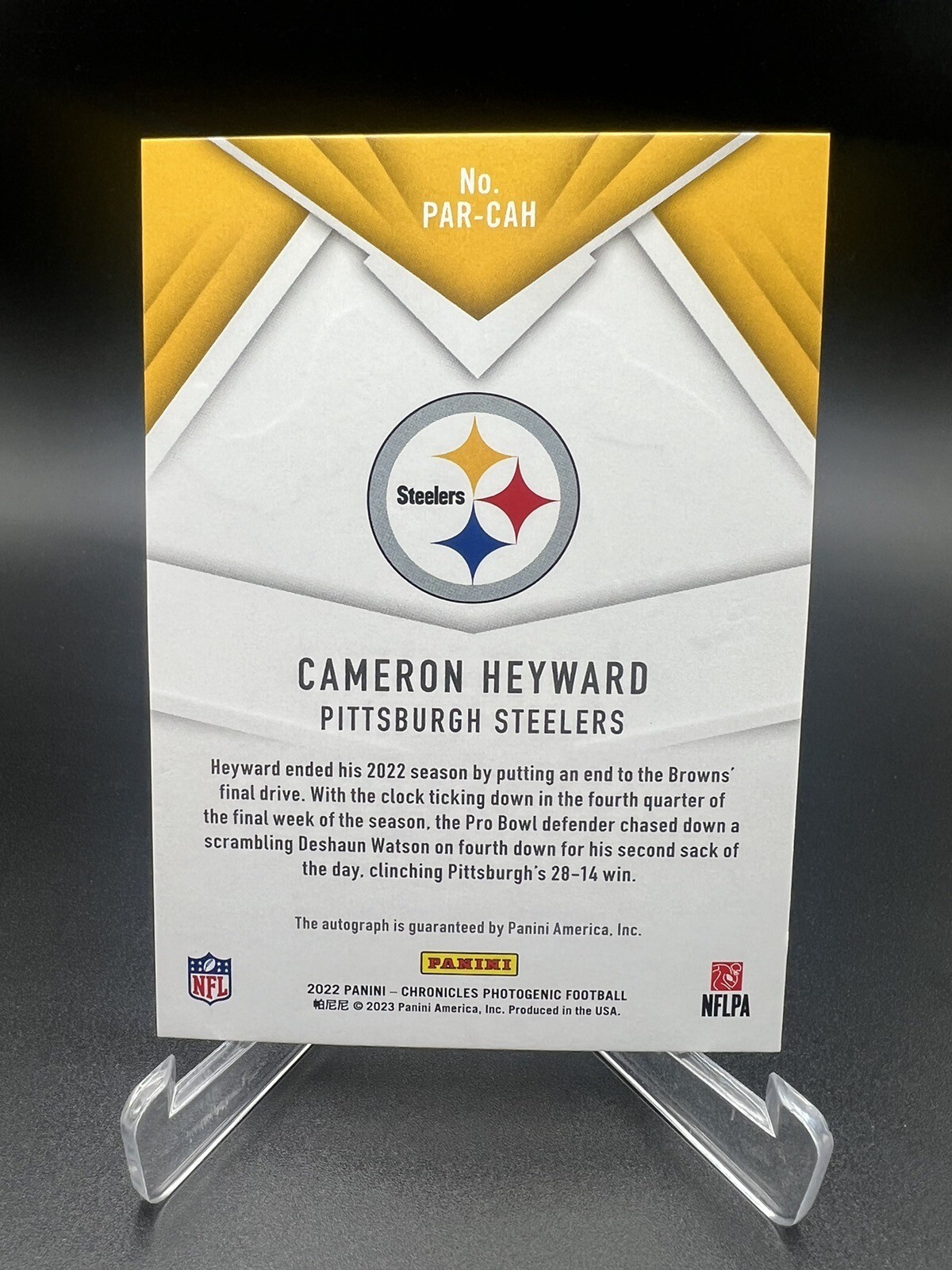 2022+Panini+Chronicles+-+Paramount+Signatures+Purple+%23PAR-CAH+Cameron ...