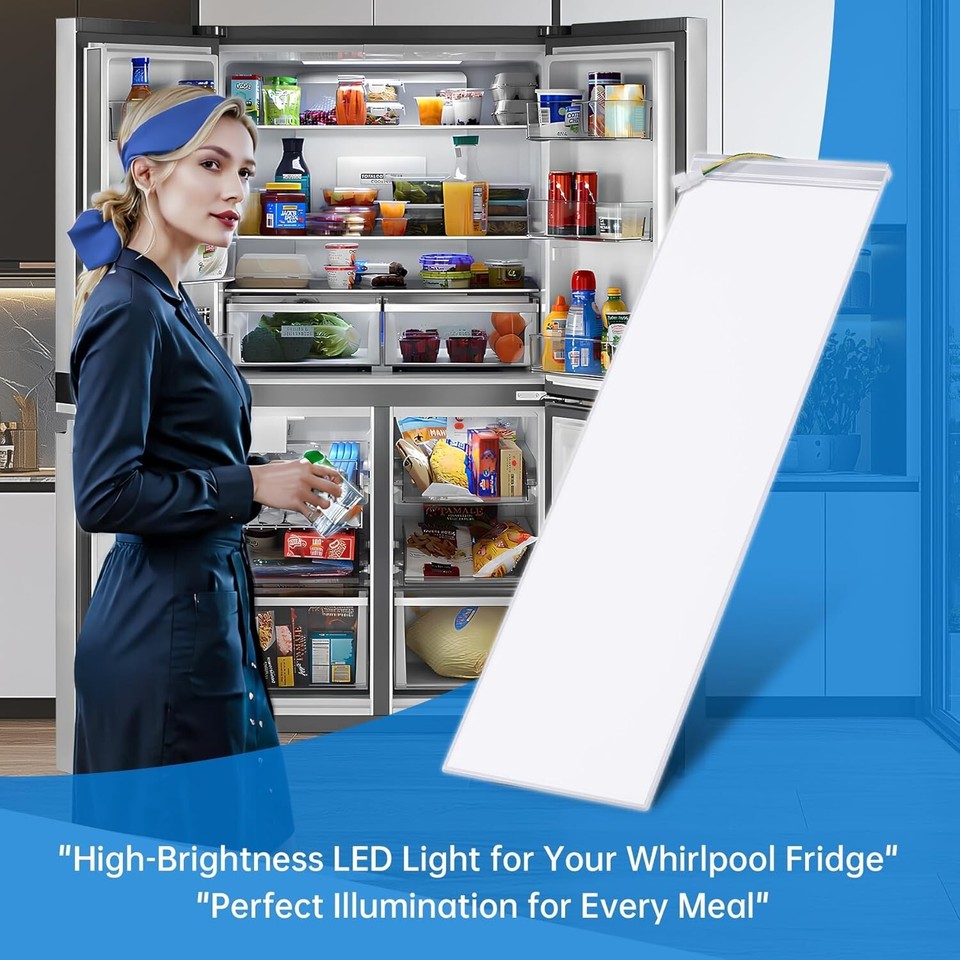 LED Light Assembly Compatible, Whirlpool WRQA59CNKZ Kitchen-Aid ...