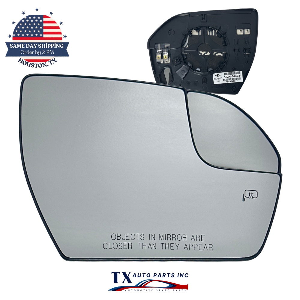 For 2018-2023 FORD Expedition Passenger Side Mirror Glass with Spotter ...