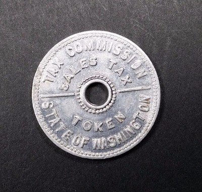 State of Washington Tax Commission Sales Tax Token (5086-1062) | eBay