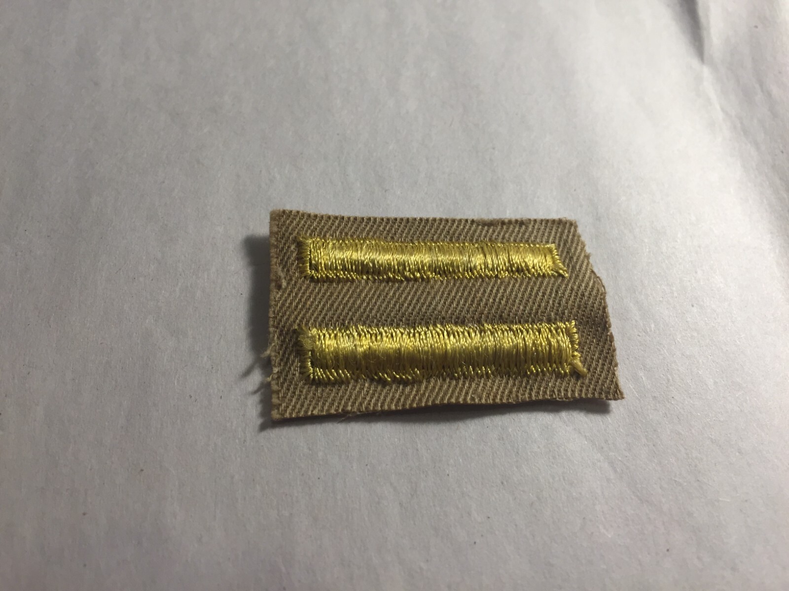 vintage- US Army Overseas Service Bars (on Khaki) 2 bars | eBay