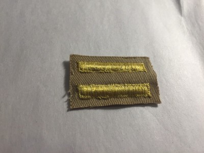 vintage- US Army Overseas Service Bars (on Khaki) 2 bars | eBay