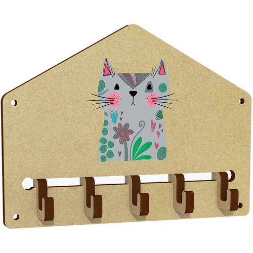 'Funky Cat' Wall Mounted Key Hooks / Holder (WH00092735) | eBay UK