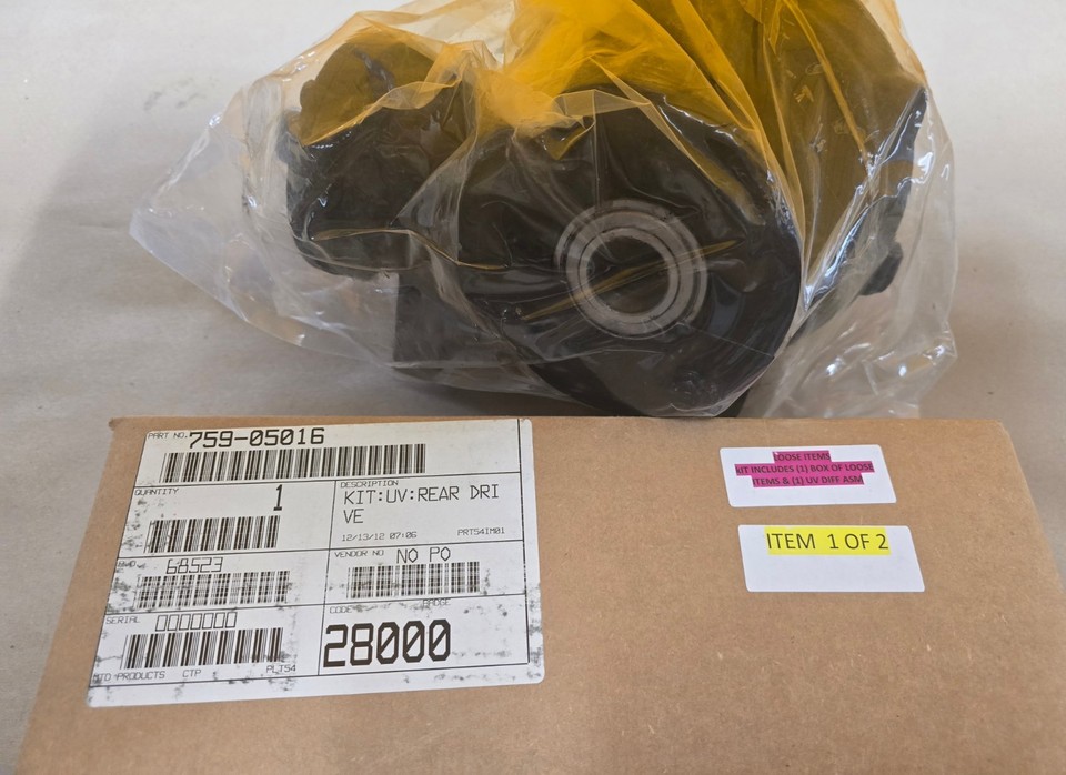 CUB CADET 959-05016 UTV Rear Drive Kit Volunteer 465 467 475 476 485 ...