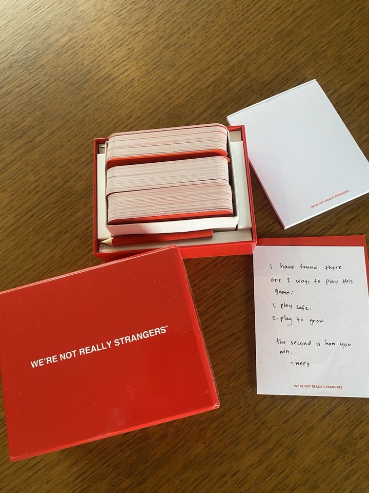 We're Not Really Strangers Card Game - an Interactive Adult Card Game ...