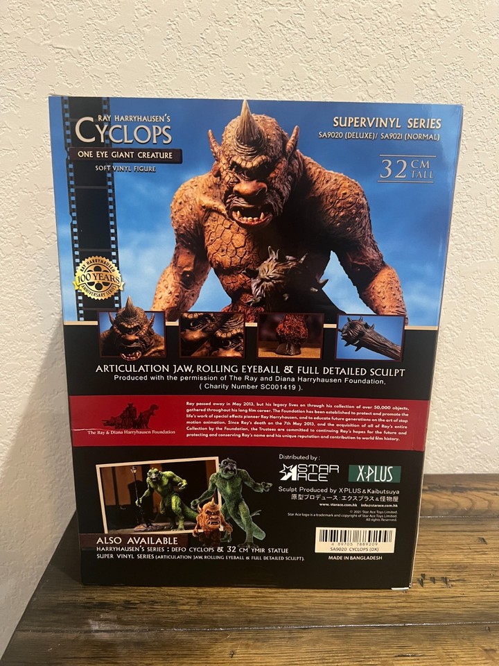 Star Ace Toys Ray Harryhausen CYCLOPS Vinyl Statue DELUXE VERSION Brand New | eBay