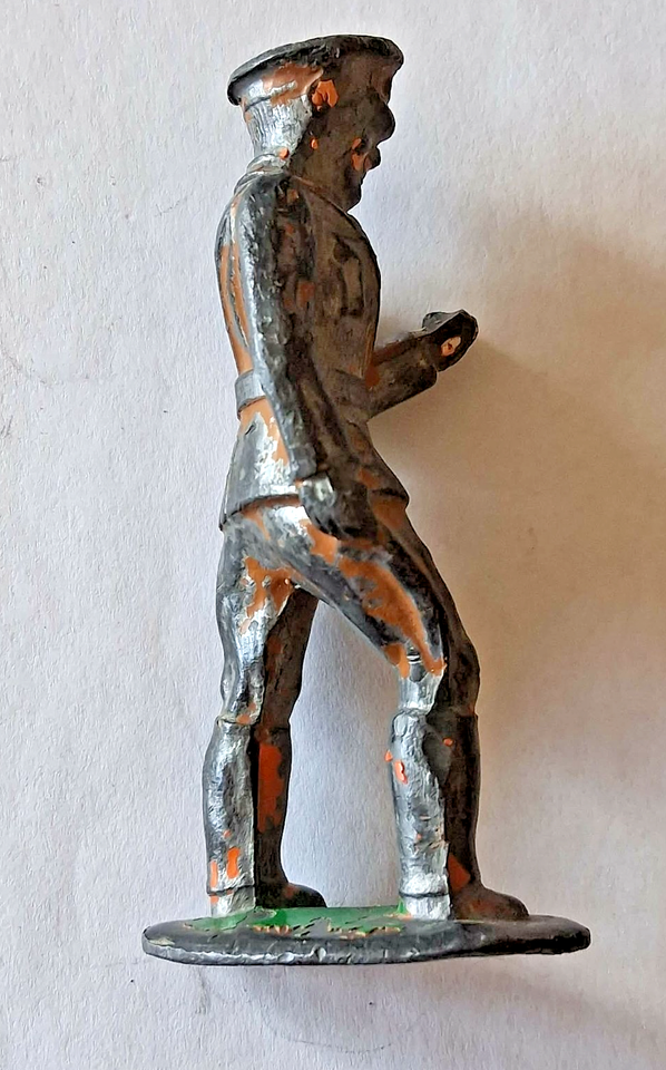 Toy lead soldier WW2 officer with notebook | eBay UK
