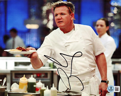 Gordon Ramsay Signed 8x10 Photo Hell's Kitchen Authentic Autograph ...