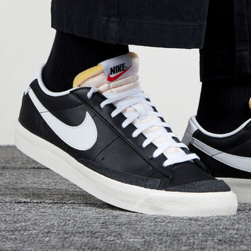 Nike Blazer Low '77 VNTG Black Sail White DA6364-001 Men's Retro | eBay