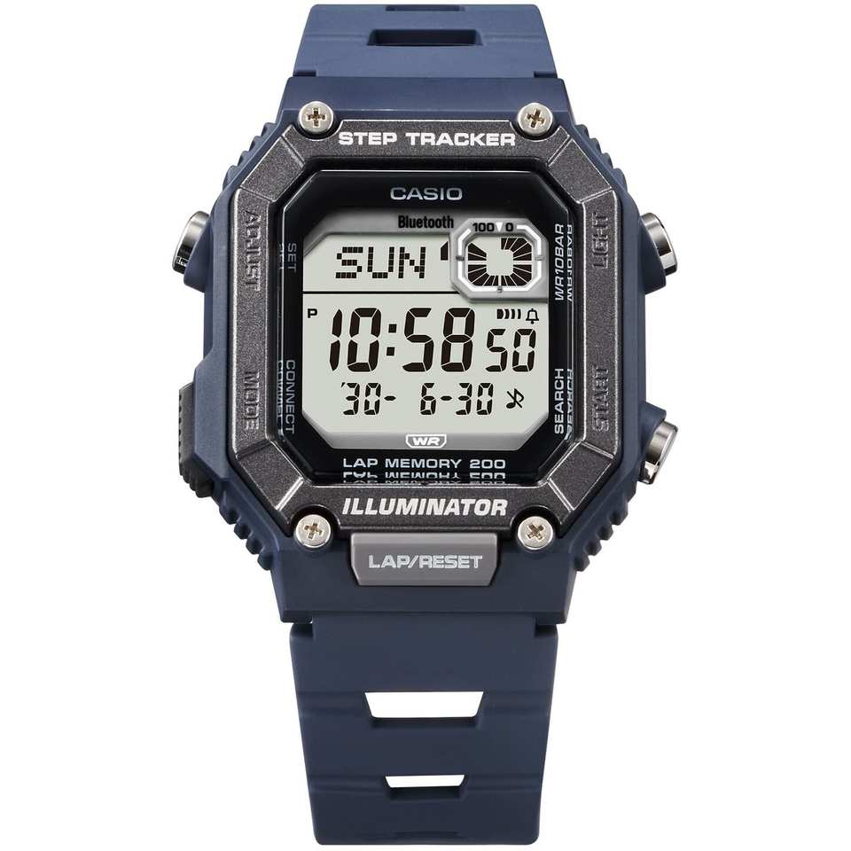 CASIO Collection SPORTS WS-B1000-2AJF Bluetooth Step Tracker Watch Navy ...