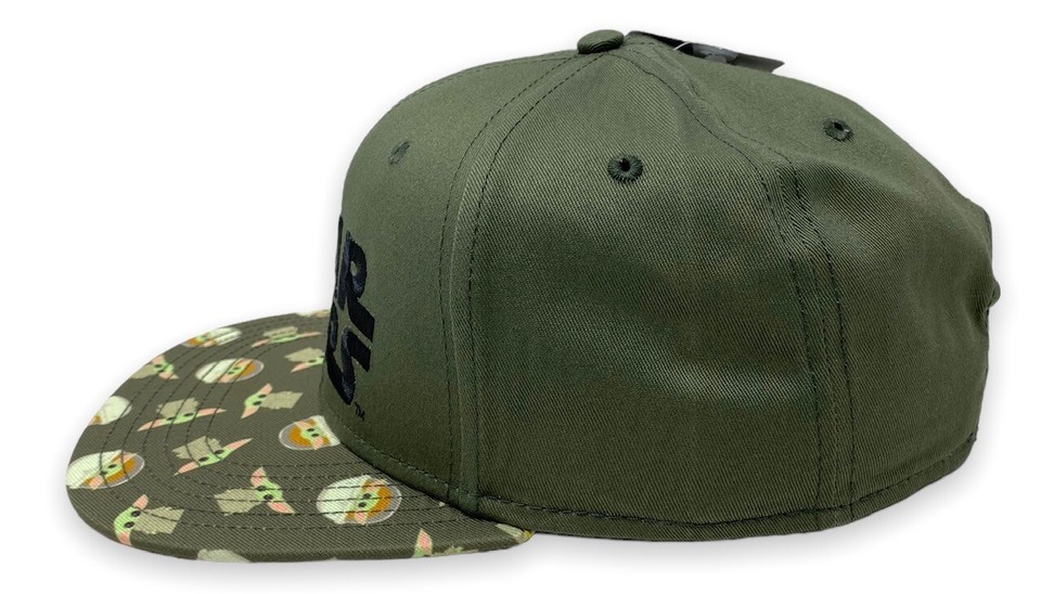 Star Wars Men's Officially Licensed Mandalorian Baby Yoda Snapback Hat ...