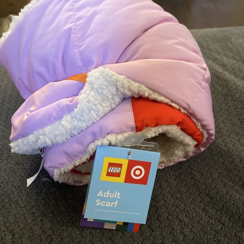 New Lego Adult Scarf Puffer Pink Red Orange J35 | eBay