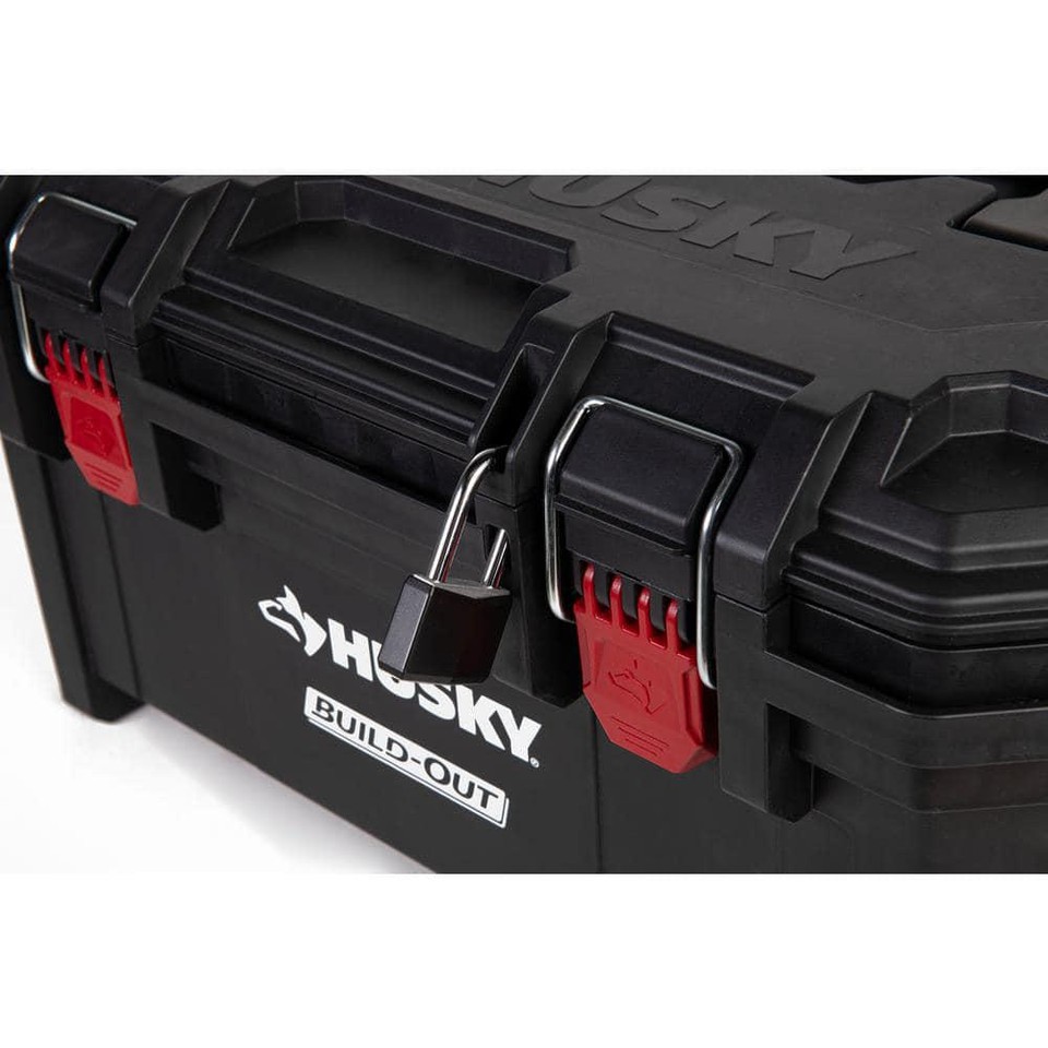 Rolling Tool Box Build-Out Husky Water Dust Impact Resistance Organize ...