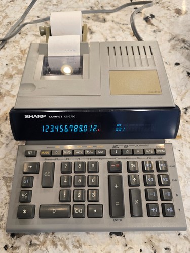 Sharp Compet CS-2790 Printing Desktop Calculator-Works great | eBay