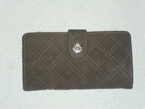Vera Bradley Microfiber Snap Medium Wallet Zip Pocket, ID & card holder ...