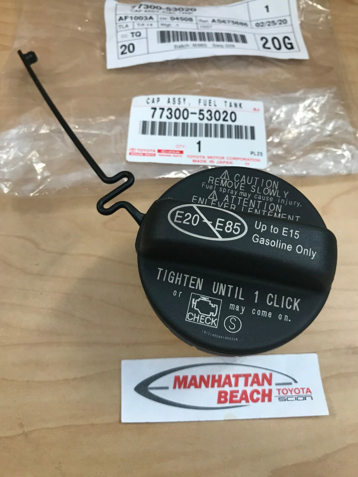 Genuine Toyota FUEL TANK GAS Cap 77300-53020 IM IQ TC 4RUNNER | eBay