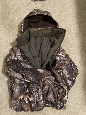 Camo Woolrich Jacket Multi-Guard Realtree Hardwoods Hunting Jacket | eBay