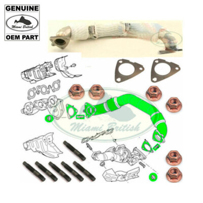 LAND ROVER EXHAUST MANIFOLD PIPE KIT DIESEL 2.7L LR3 LR4 RANGE SPORT ...