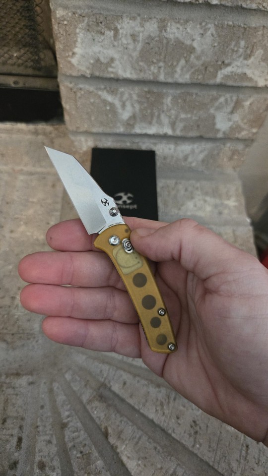 Kansept Little Main Street Bar Axis Lock Small EDC Knife Case Kizer ...