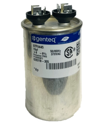 AO Smith/Century 97F9445, 628318-305 Capacitor Run,15uF, +-6%, 370V, 50 ...