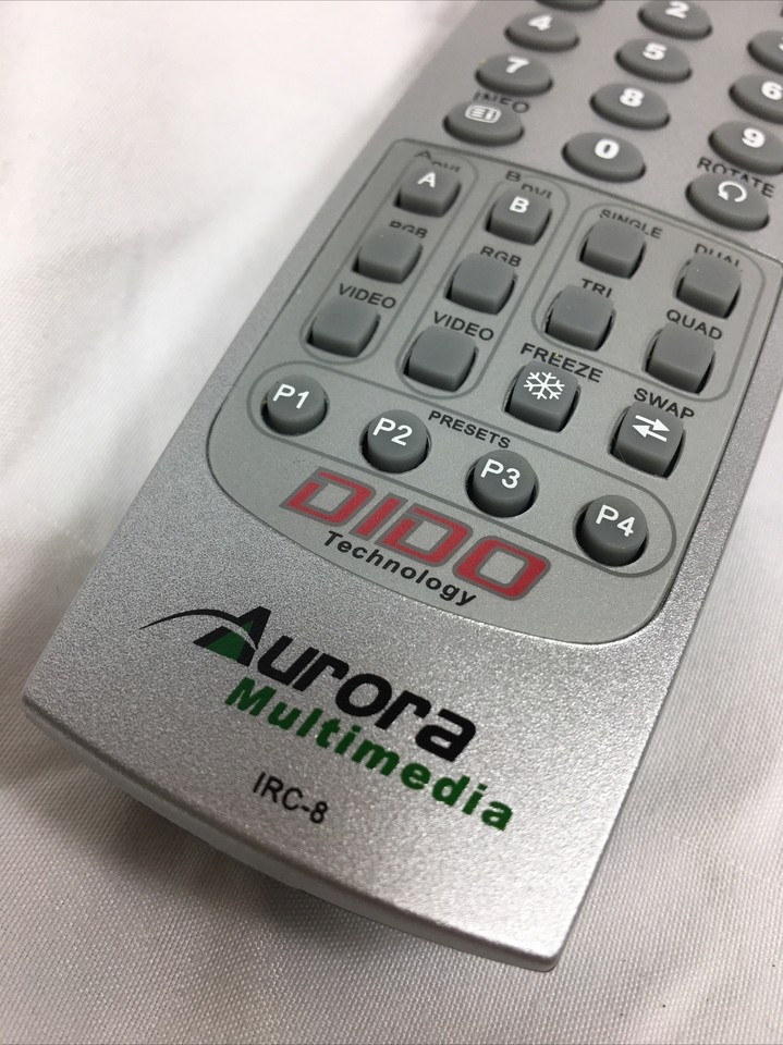NEW IRC-8 REMOTE CONTROL FOR AURORA MULTIMEDIA DIDO HIGH RES Video ...