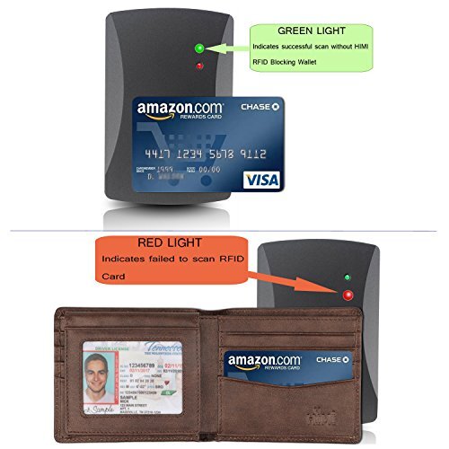 Wallet for Men-Genuine Leather RFID Blocking Bifold Stylish Wallet,2 ID ...