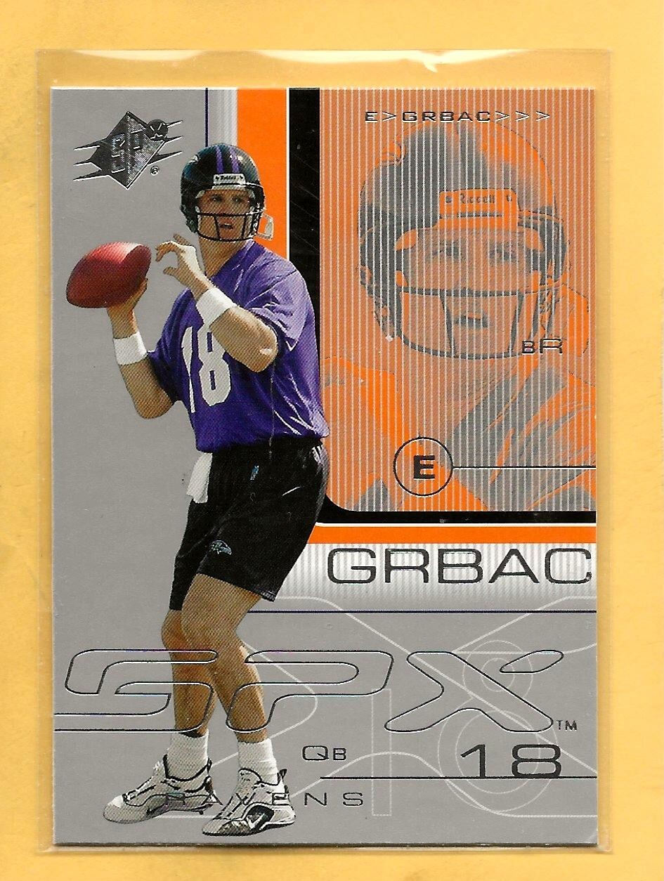 ELVIS GRBAC - 2001 Upper Deck SPx - #6 - Ravens - Comb. Shipping | eBay