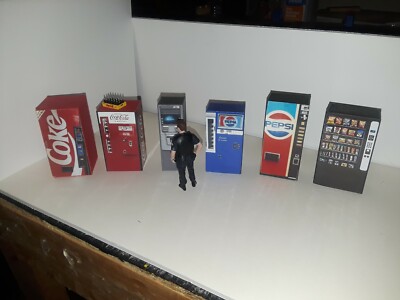 1:24 & 1:25 scale diorama 6 vending machines Diorama Accessory Items | eBay