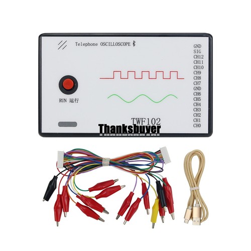 Portable Mobile Phone Oscilloscope For Android Logic Analyzer 100KHz ...