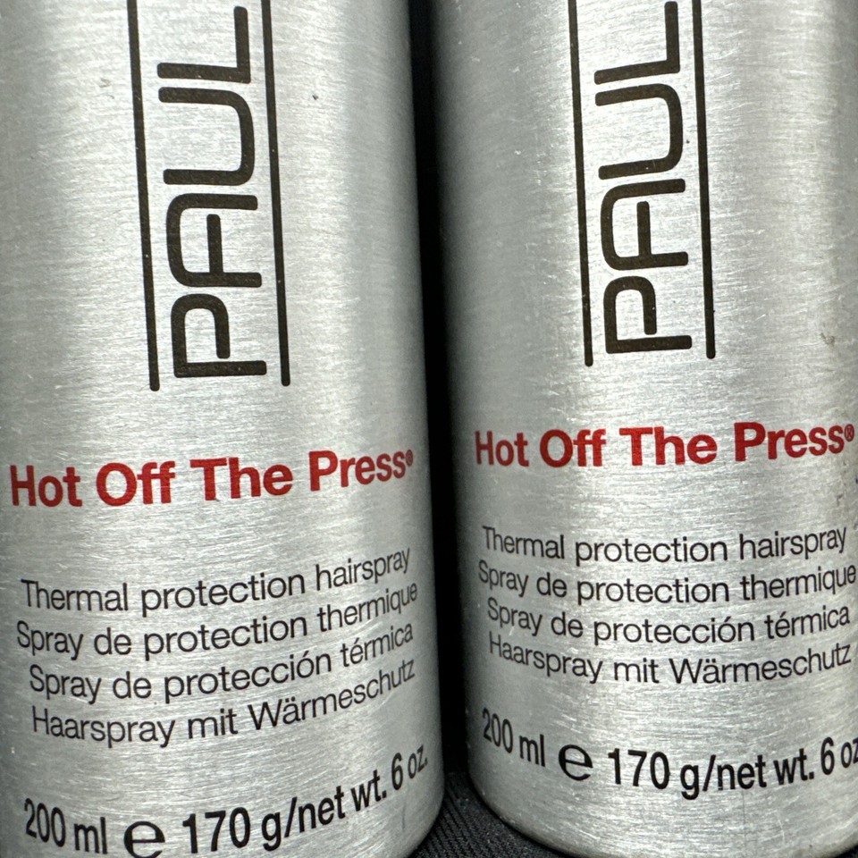 2 paul mitchell express style hot off the press thermal protection hairspray 6oz | eBay