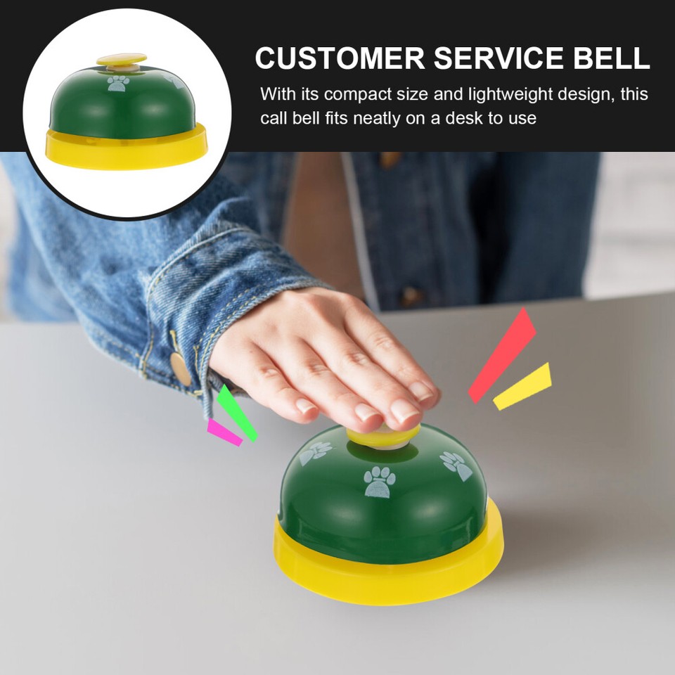 2pcs Teachers Desk Bell Decorative Bells Small Metal Bells Tea Dinner ...