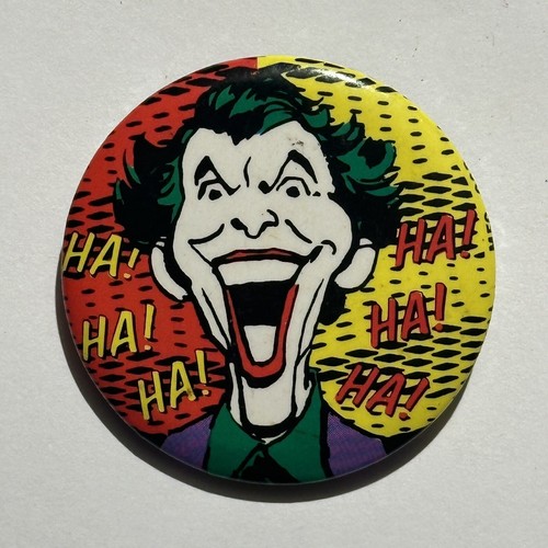 Vintage The Joker Pin 1.75” (1989) Batman DC Comics Button Badge | eBay