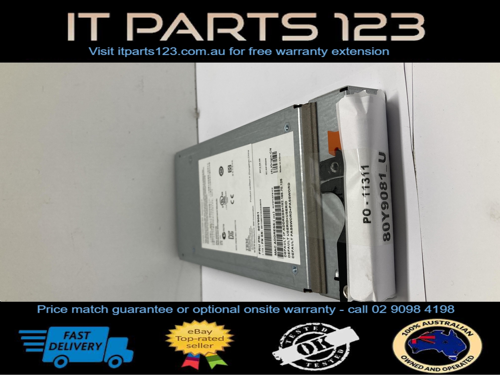 80Y9081 IBM Advanced Management Module for BladeCenter H | eBay