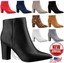 [NEW] ILLUDE Women's Fashion Ankle Boots Chunky Block Heel Pointed Toe ...