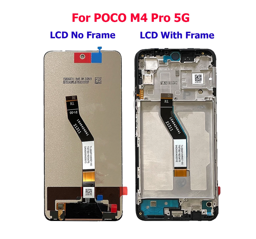 For Xiaomi POCO M4 Pro 4G / 5G LCD Display Touch Screen Digitizer with ...