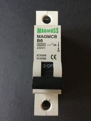 Magnus MAGMCB B6 6A MCB | eBay