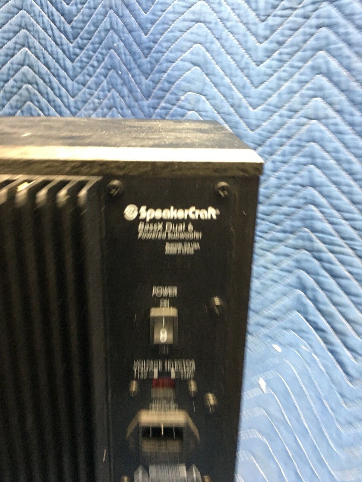 SpeakerCraft Bass X Dual 6 1/2 Woofers,150 watt amplifier Black Finish ...