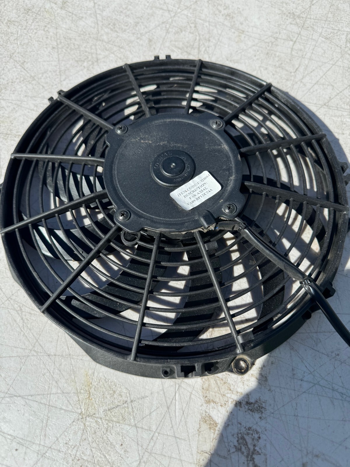 SPAL MILITARY SURPLUS NOS 12 INCH 24 VOLT FAN ASSY | eBay