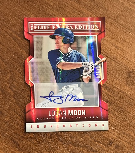 Logan Moon 2014 Elite Inspirations Red Auto #11 Kansas City Royals 48/ ...
