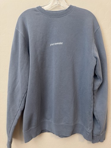 Conan Gray Blue Your Sweater Medium Sweatshirt Spelled Rare Embroidered ...
